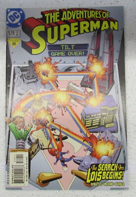 Vintage DC Comics June #579 The Adventures of Superman Comic Book 2000 ...