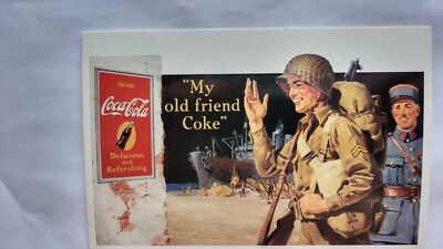 Postcard Coca-Cola My Old Friend Coke | eBay