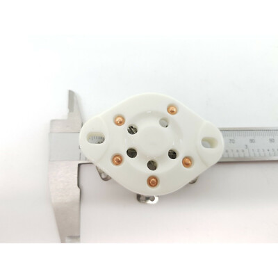 1 X UX5 AMERICAN CERAMIC SOCKET 5 PINS. ZOCALO UX5. 5 AMERICAN PINS ...