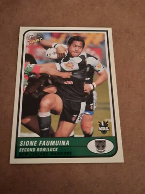 2005 Select NRL Tradition Sione Faumuina | eBay Australia