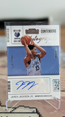 2021-22 Panini NBA Contenders Jaren Jackson Jr Auto CA-JJJ Memphis ...