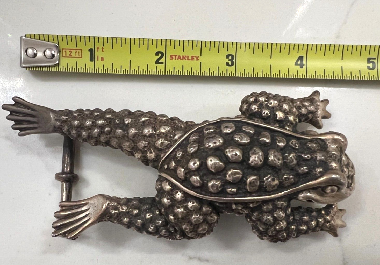 100% Authentic Grand Kieselstein Cord Toad Frog Sterl… - Gem