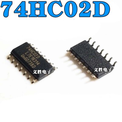 10pcs New 74HC02 74HC02D SN74HC02DR SOP-14 IC 3.9mm | eBay