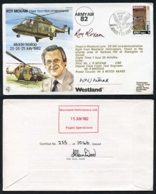 TP24c Roy Moxam Chief Test Pilot of Westland Signed Roy Moxam | eBay