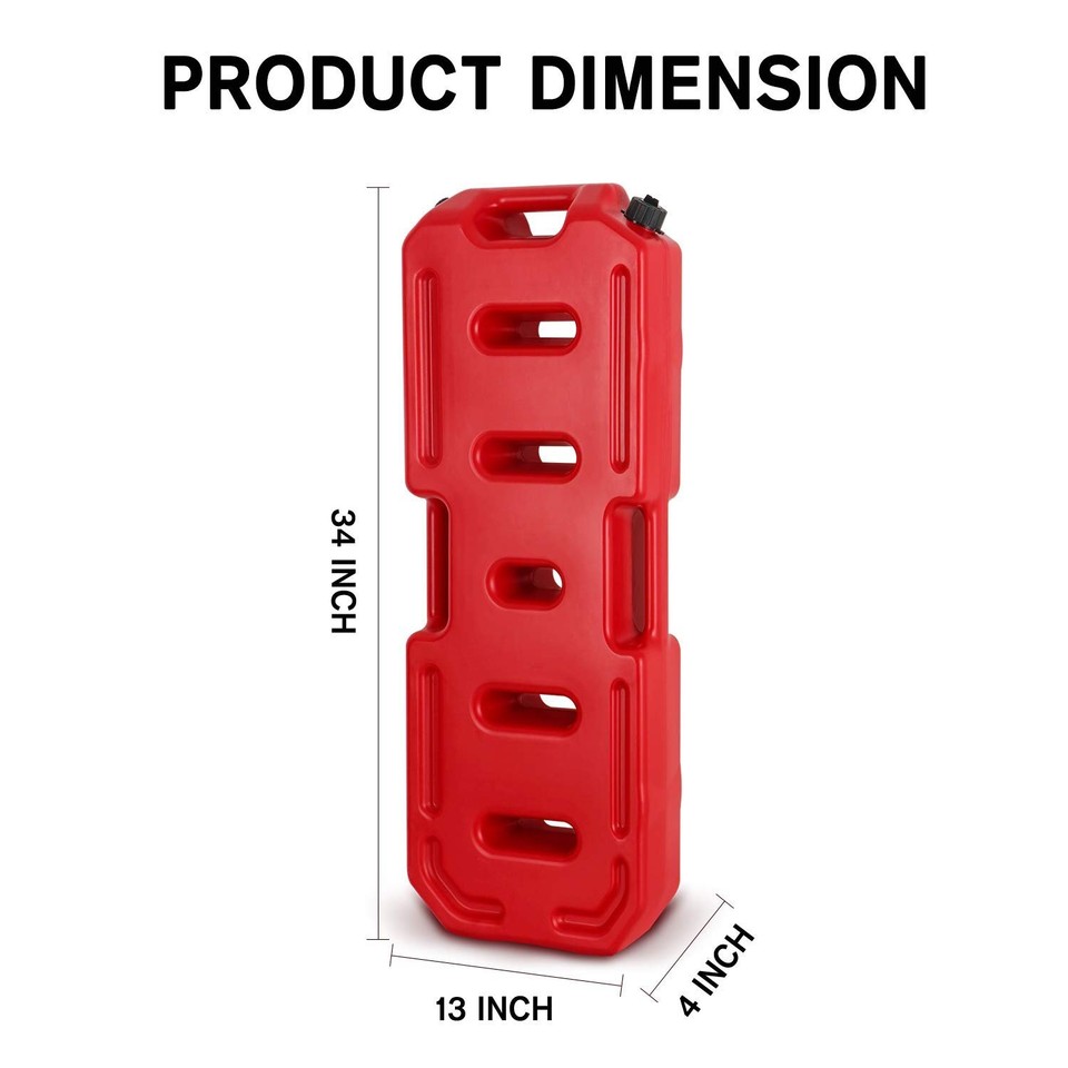 8 Gallon Fuel Pack Gas Container Fuel Can W/Lock for Jeep ATV UTV ...