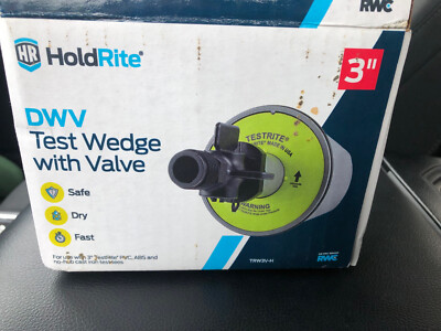 Holdrite Testrite 3 in. PVC Schedule 40 Test Plug with Valve Fitting | eBay
