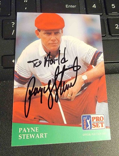 Rare Payne Stewart Signed Autographed 1991 Pro Set Golf Card | eBay