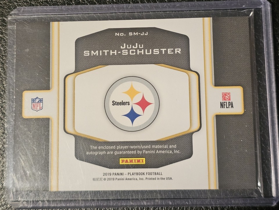 2019 Panini Playbook - Signature Materials JuJu Smith-Schuster #SM-JJ ...