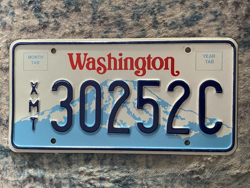 Washington exempt license plate # 30252C, Expired 10+ years, government ...