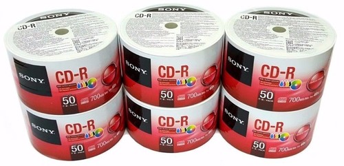 300 SONY Blank 48X CD-R CDR White Inkjet Printable 700MB Media Disc ...