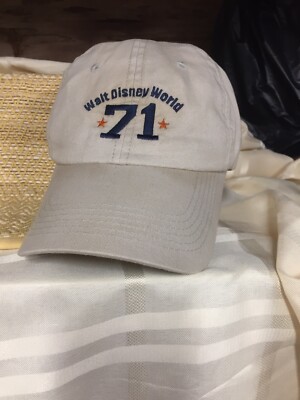 DISNEY - Walt Disney World *71* Khaki Adult Adjustable Strap back Hat ...