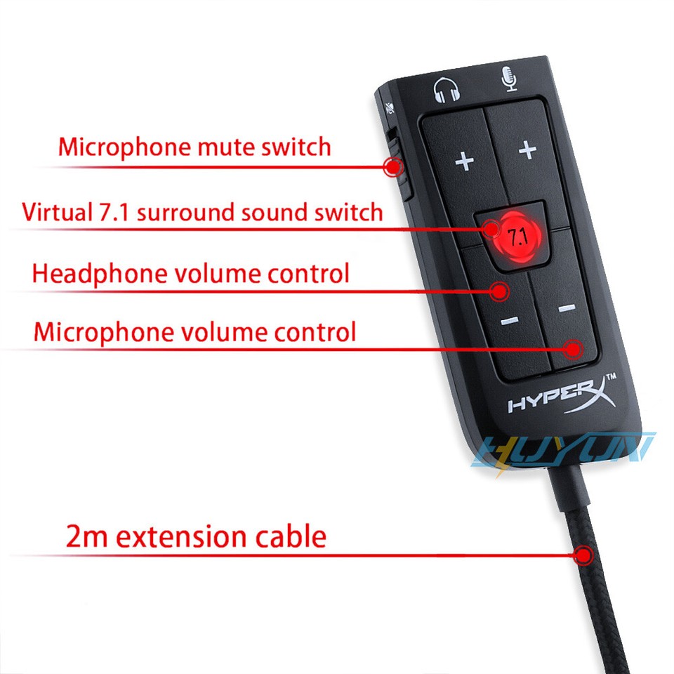 New Kingston HyperX Cloud II USB Sound Card with 7.1 Surround and DSP ...