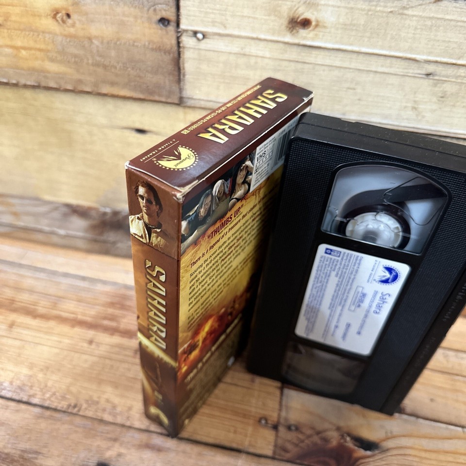Sahara VHS VCR Video Tape Used Movie Matthew McConaughey 2005 | eBay
