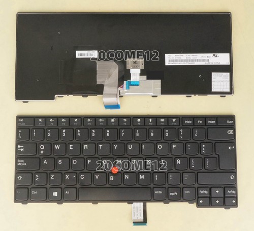 New for Lenovo Thinkpad E440 L450 L460 keyboard no Backlit Latin ...