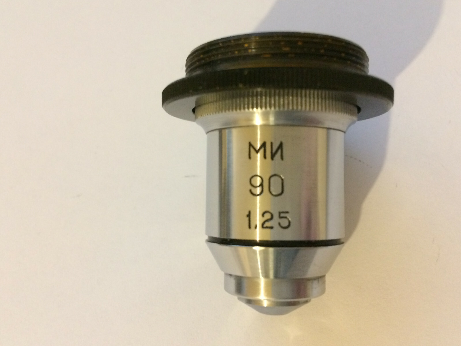 Fluorescence phase contrast microscope objective Lomo Zeiss oil immersi ...