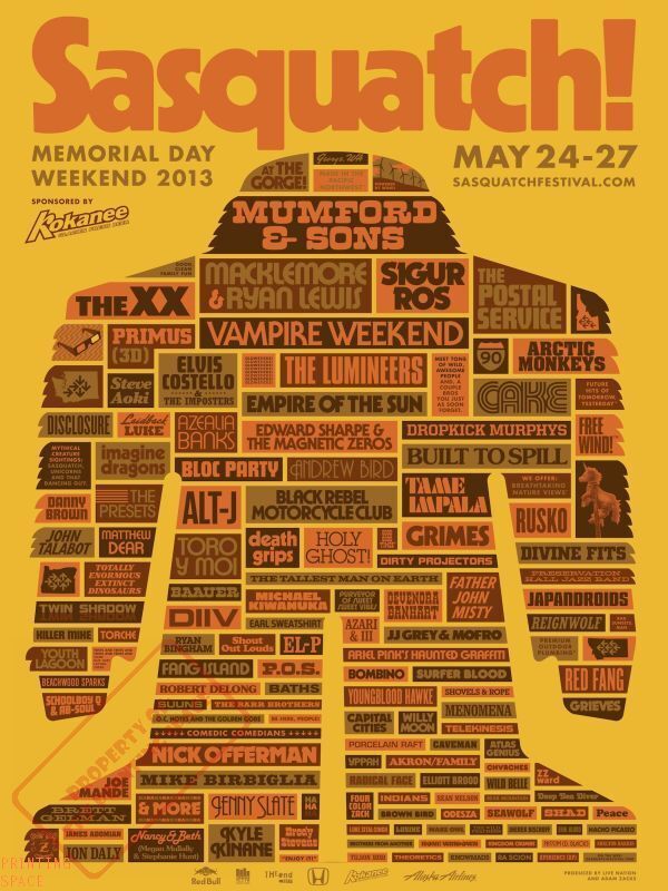 Sasquatch 2014 Lineup Expedition Bigfoot | Travel Channel