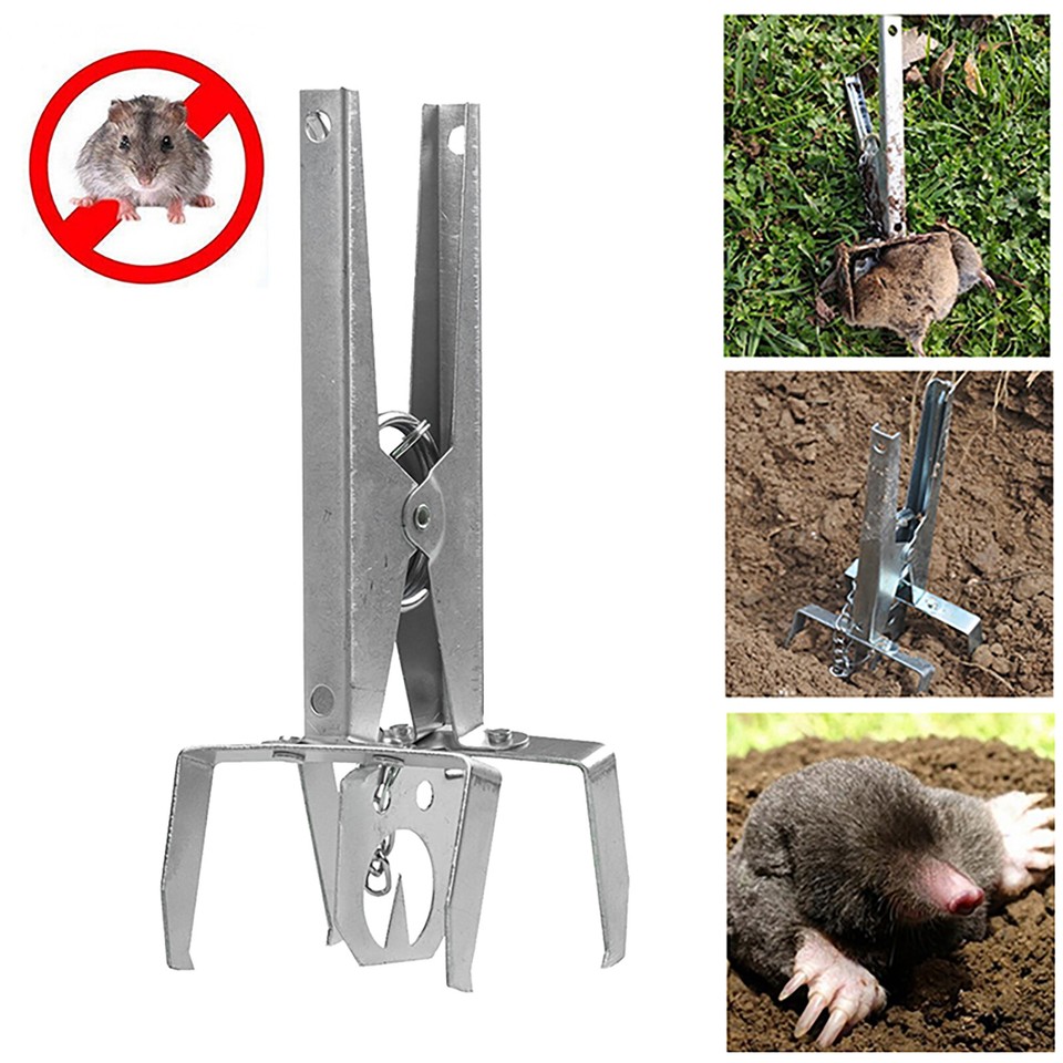 Mole Eliminator Trap Alvanized Steel Pest Mole Trap Outdoor Mole ...