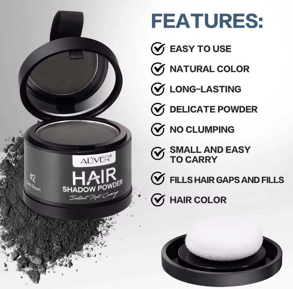 Hair Shadow Powder – Hair Root Touch-Up & Cover-Up | Hair Shadow Powder ...