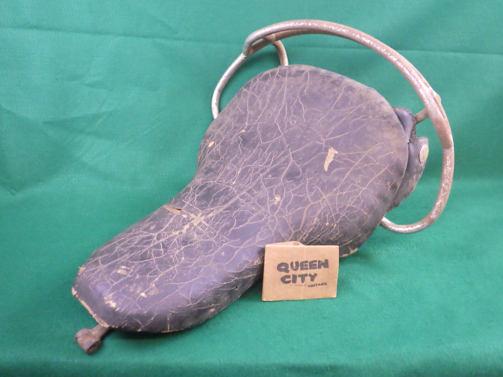 Harley Panhead Knucklehead Indian Chief Buddy Seat w/grab rail | eBay