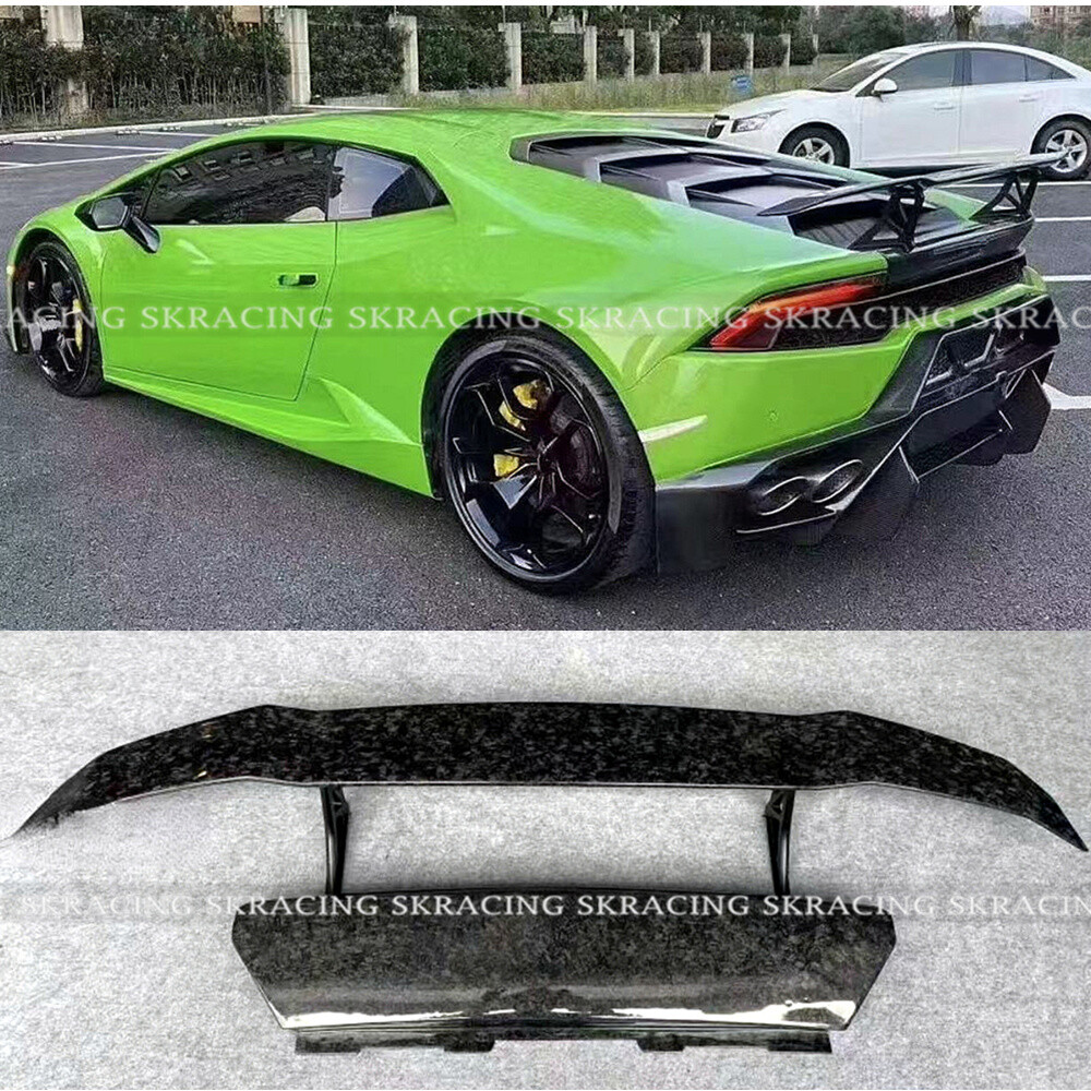 Forged Carbon Fiber Rear Trunk Spoiler Wing For Lamborghini Huracan ...