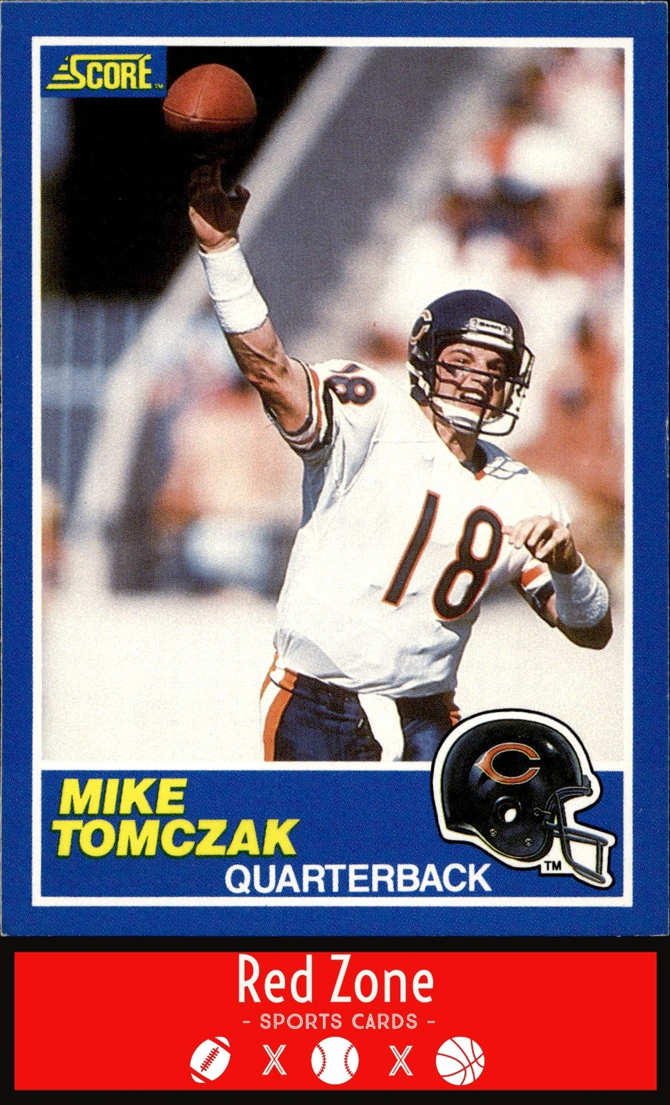 1989 Score - #40 Mike Tomczak NM/NM+ | eBay