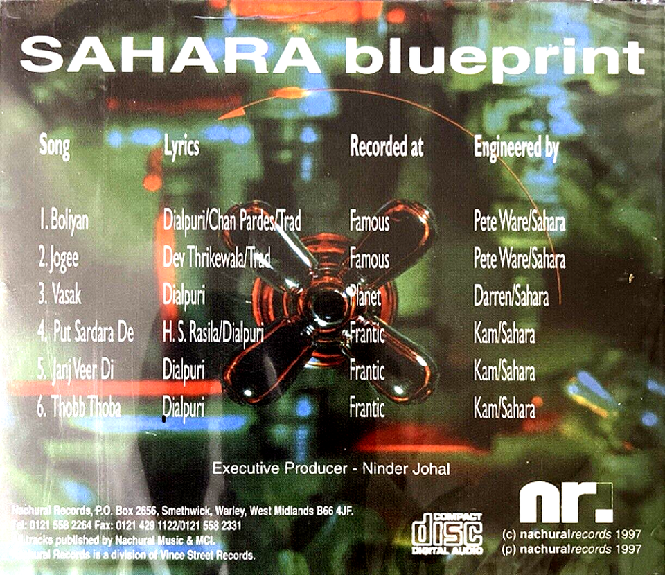 BLUEPRINT - SAHARA - BRAND NEW NACHURAL RECORDS BHANGRA CD - MADE IN UK ...