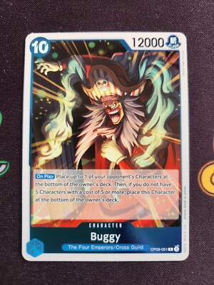 EXACT CARD PICTURED Buggy One Piece TCG OP09-051 Emperors New World Eng ...