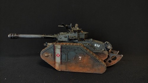 Warhammer 40k commission painted DKoK Krieg magnetized Leman Russ 2 ...