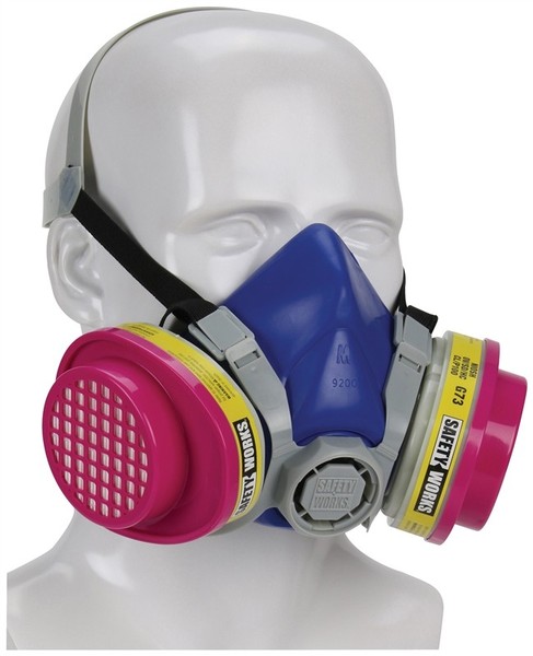 Safety Works Swx00320 Multi-purpose Respirator Half-mask NIOSH Ov/ag ...