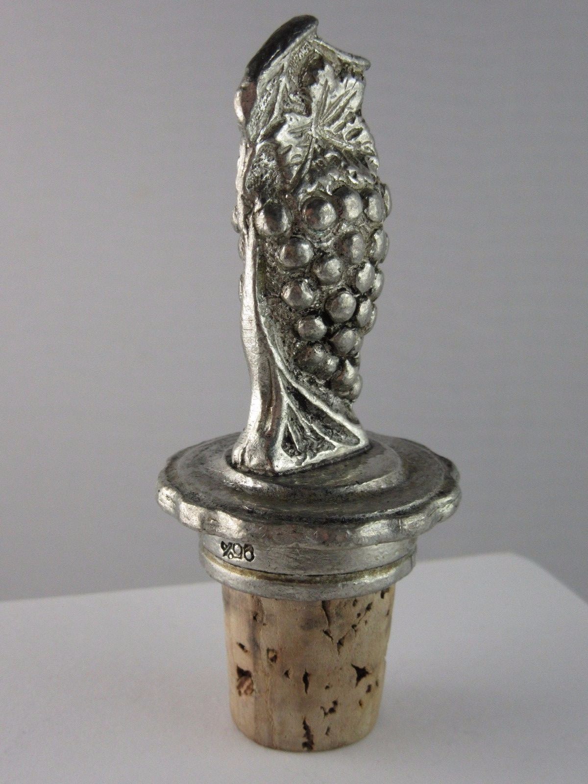 J528 ⭐⭐ " Vintage Weinstöpsel Wine Cork Bottle Stopper "⭐⭐ 95% Tin ...
