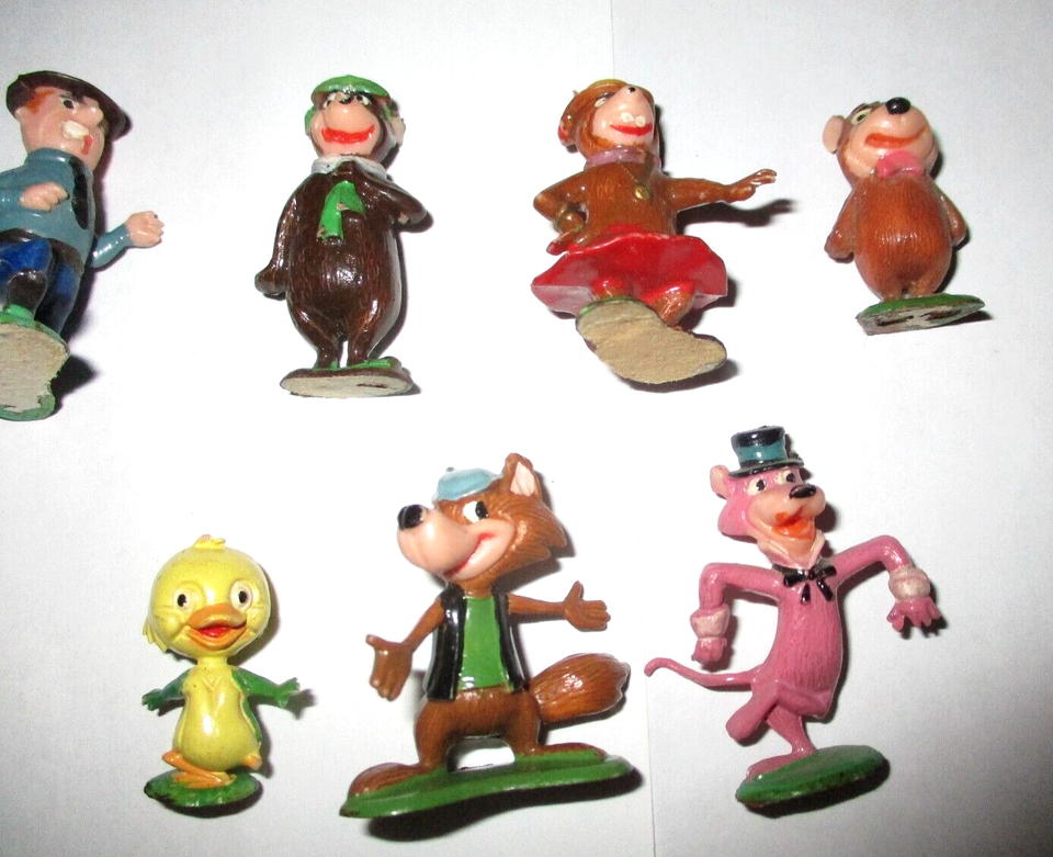 1960 Marx Tinykins 7 Characters From the Yogi Bear TV Show Hanna ...