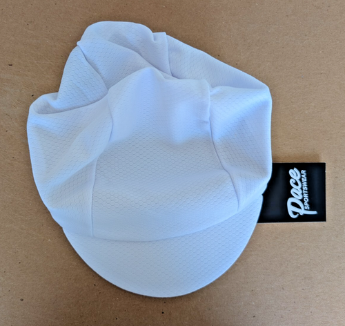 Pace Sportswear UPF 50+ Hex Tek Cycling Cap - White - M/L | eBay