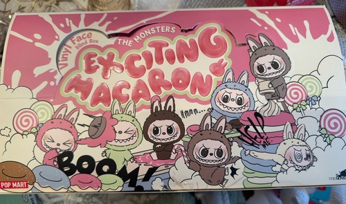 Pop Mart The Monsters~Exciting Macaron Plush Vinyl Face-Toffee NEW | eBay