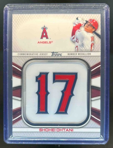 2022 Topps Shohei Ohtani Player Jersey Number Medallion Commemorative # ...