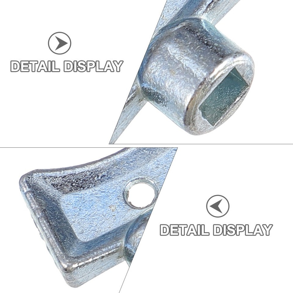 6 Pcs Polished Zinc Alloy Radiator Valves Air Vent Bleed Hole Keys for ...