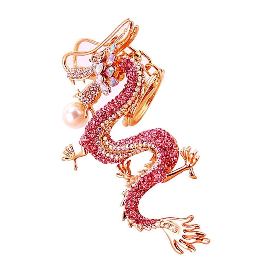 Cute Keychains for Car Keys Accessory Chinese New Year Dragon Pendant ...