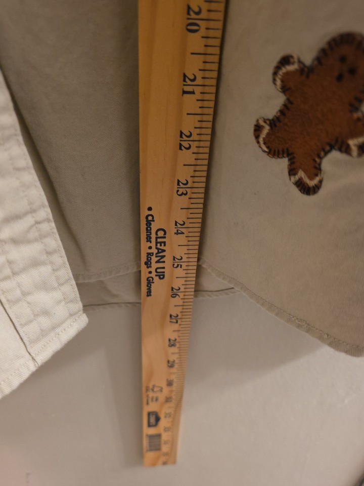 Single Stitch Shirt Womens XL Cotton Button Up Long Sleeve Tan ...