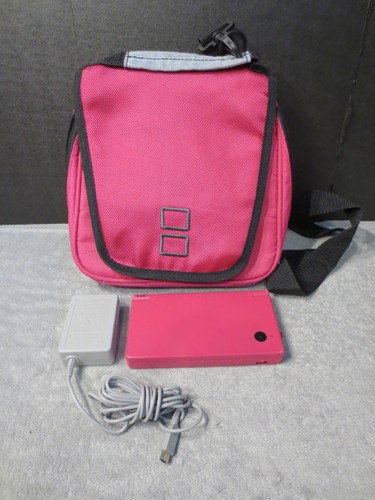 Dark Pink Nintendo DSi Bundle-Carrying Case, Charger, Stylus & 12 Games ...