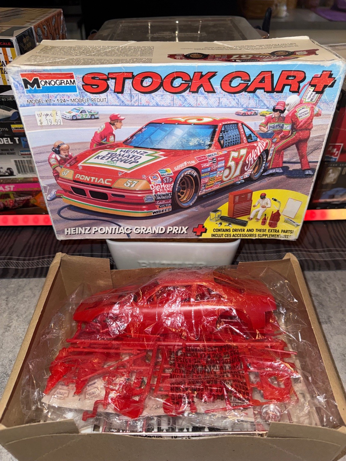 Monogram Heinz Ketchup #57 NASCAR Model Kit 1/24 Scale Pontiac Grand ...