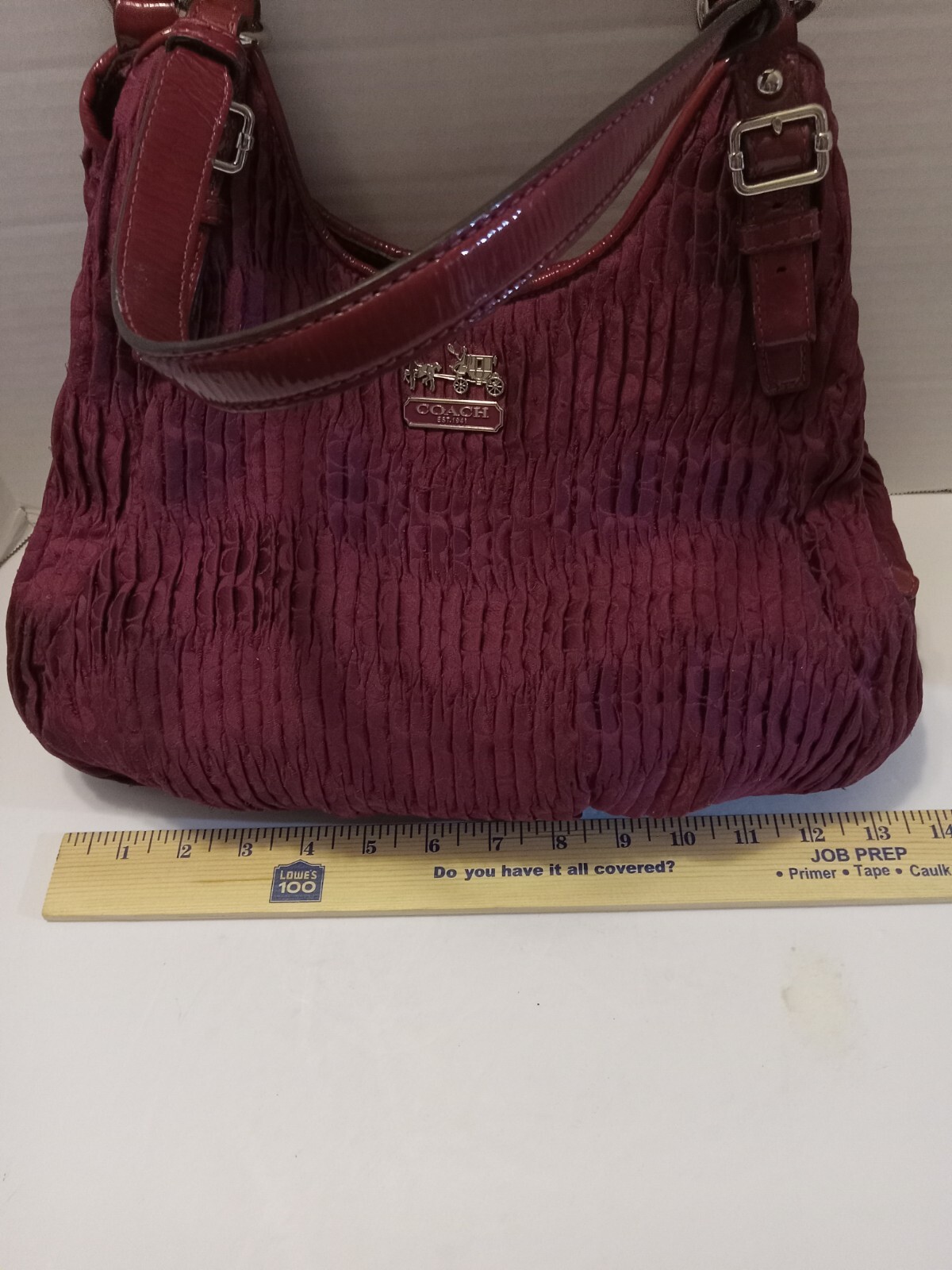 Coach Maggie Berry Gathered Ruched Authentic 18886 Womens Purse ...