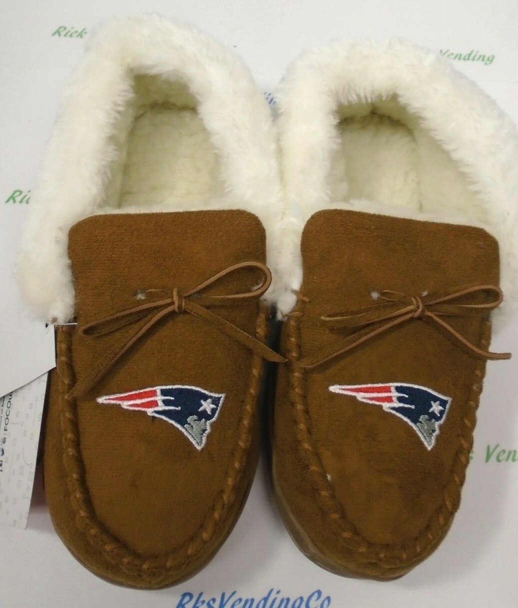 NFL Women's Faux Fur Closed Back Moccasins by FOCO | eBay