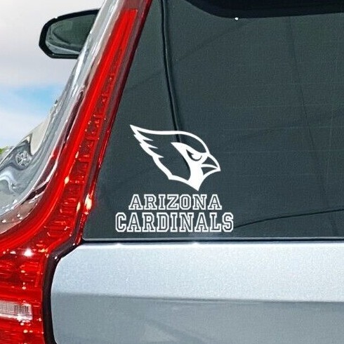 Arizona Cardinals Vinyl Decal - NFL Football Sticker for Car, Window ...