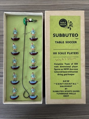 Subbuteo Heavyweight (HW) Team – West Ham 2nd/Away Kit - Reference 79 ...