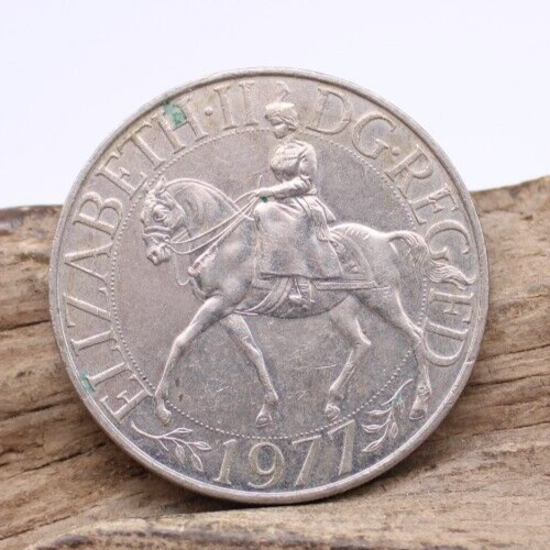 QUEEN ELIZABETH II DG REG FD 1977 COMM. SILVER JUBILEE COIN/MEDALLIION ...