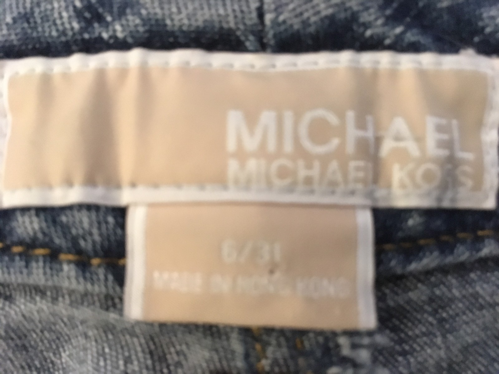 MICHAEL KORS Jeans~RN 111818~Size 6~Inseam 30"~Detail stitching | eBay
