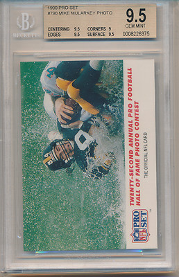 1990 Pro Set Photo Contest (Mike Mularkey Photo) (#790) BGS9.5 BGS | eBay