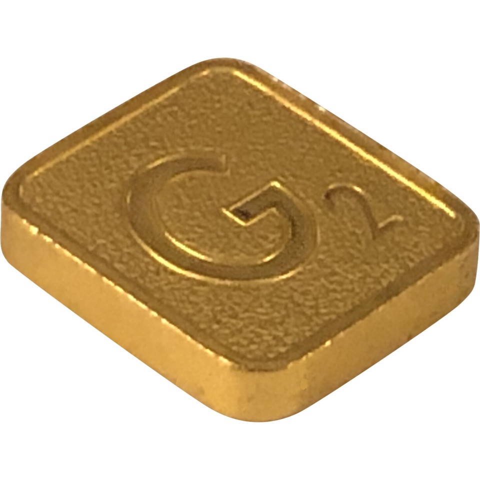 Replacement (individual) Letter Tile, Franklin Mint 24K Gold Scrabble ...