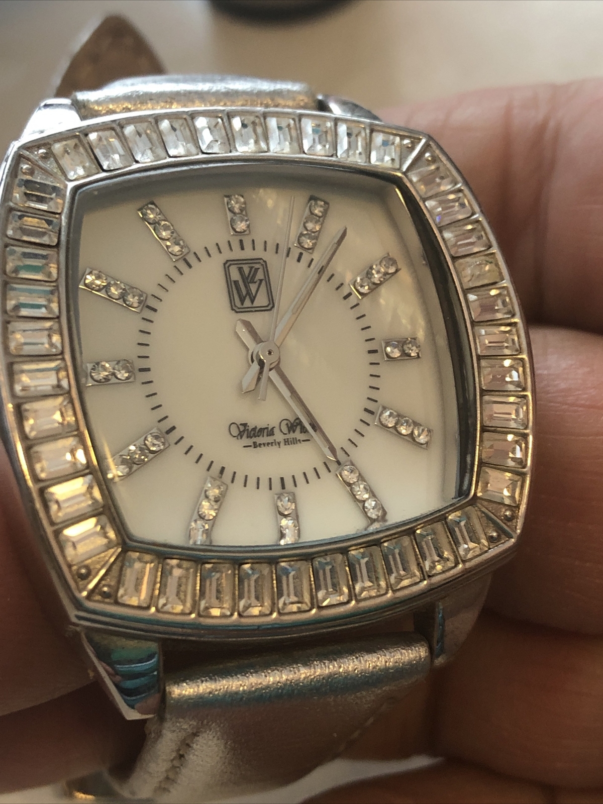 Victoria Wieck Beverly Hills B8622 Leather Band Ladies Watch NEW ...