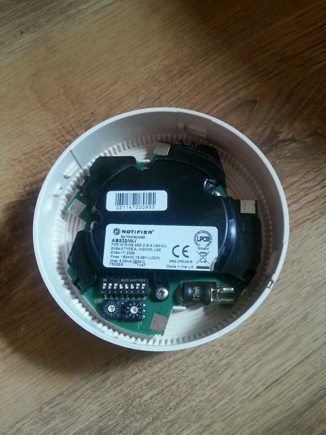 Notifier Addressable Sounder Base ABS32/W-l | eBay UK