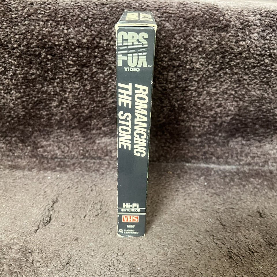 Romancing the Stone VHS 1984 CBS FOX Michael Douglas Danny DeVito ...
